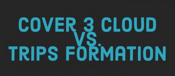 Cover 3 Cloud Coverage vs Trips Formation | Zone Defense